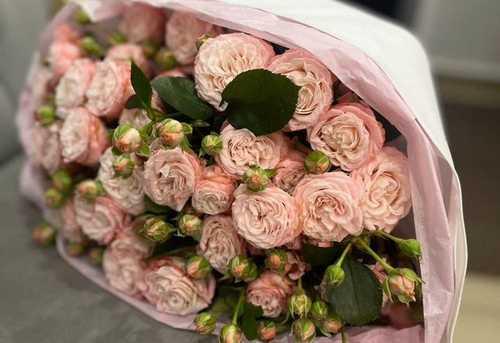 Кустовые розы бомбатстики, розы, живые цветы