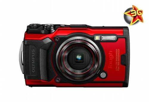 Фотоаппарат Olympus Tough TG-6 Red