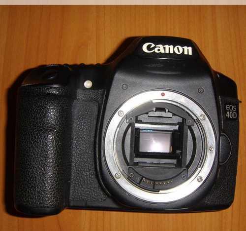 Зеркальный фотоаппарат canon eos 40d