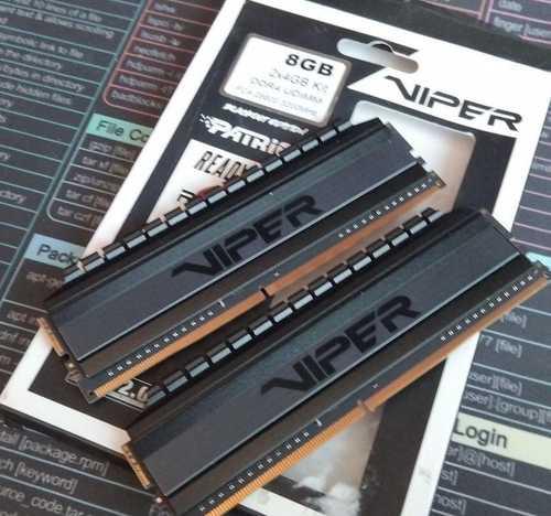 Оперативная память viper ddr4 8GB (2x4GB) 3200MHz