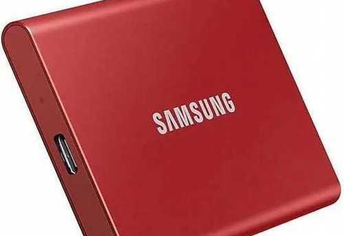 Новый Внешний SSD Samsung T7 MU-PC1T0R/WW, 1тб