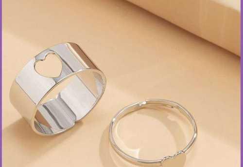 Парные кольца набор для подруг / влюбленных пар
