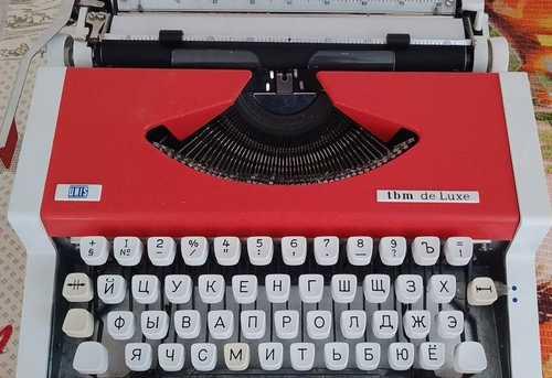 Печатная пишущая машинка Unis tbm de Luxe