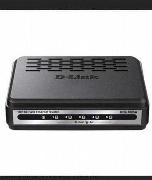 Коммутатор D-Link 5-port 10/100 Desktop Switch