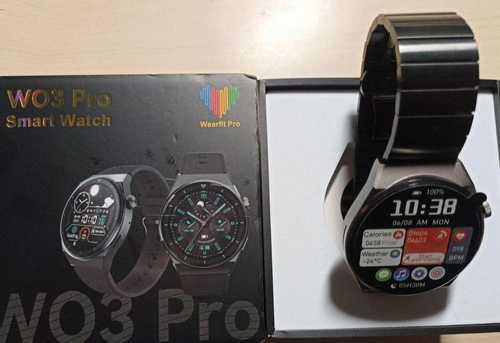 Умные часы WO3 Pro Black, 46mm, black