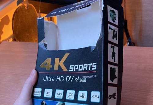 Видеокамера 4k sports ultra hd dv
