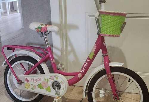 Велосипед для девочки stels 16