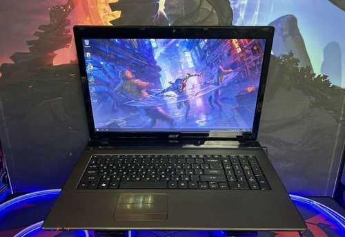 Мощный ноутбук Acer 17'3 i5 12озу 2gb видео SSD