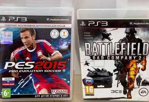 Игры battlefeild 2 и PES2015 для PS3