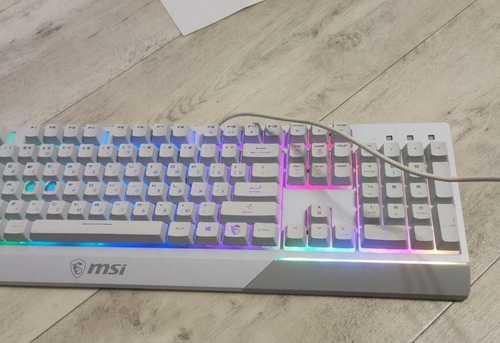 Игровая клавиатура с подсветкой MSI vigor GK30