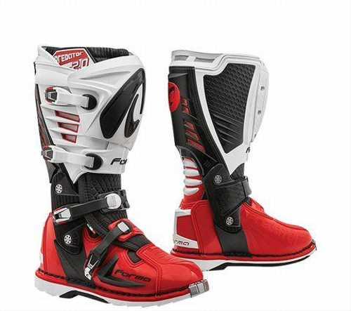 Мотоботы кроссовые forma predator 2.0 BK/WH/RD