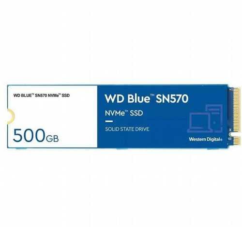 SSD накопитель WD Blue SN570 500 гб