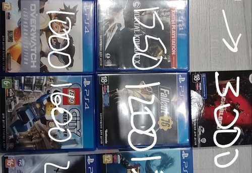 Игры на ps4(б/у и некоторые без бумажек)