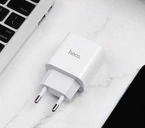 Сзу hoco C76A Speed USB-C, 3A, белый