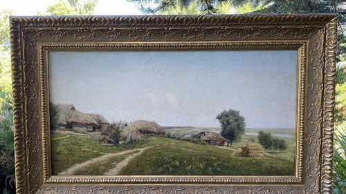 Картина Аладжалов М.Х. "Лето на хуторе". 1884 год