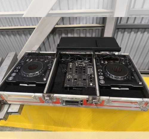 Pioneer cdj 1000 mk3   djm-400 комплект кейс DJ