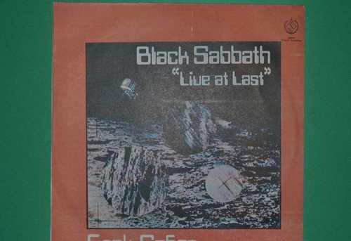 Black Sabbath - Live AT Last Пластинка
