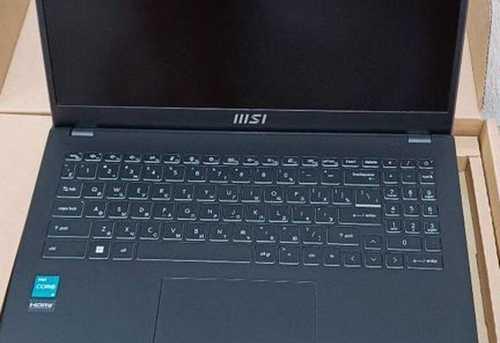 Новый Ноутбук MSI Modern 15 B12M-211RU черный