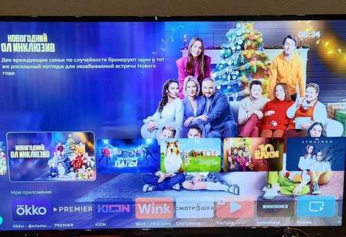 Телевизор smart tv сбер 43