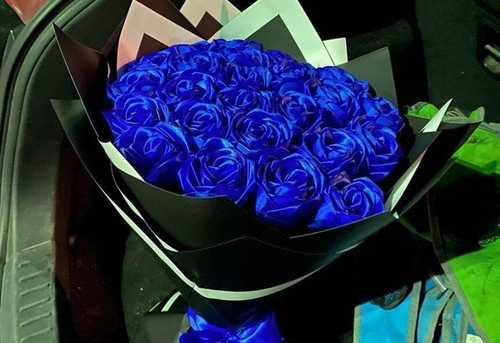 Синие розы. Доставка цветов и букетов