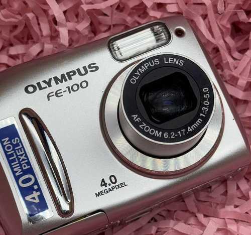 Винтажный фотоаппарат Olympus FE-100 y2k