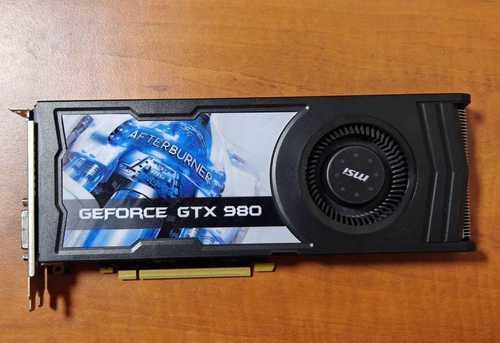 Видеокарта MSI GeForce GTX 980 4GD5 OCV1 4гб