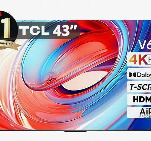 Телевизор TCL 43V6B 43" смарт тв