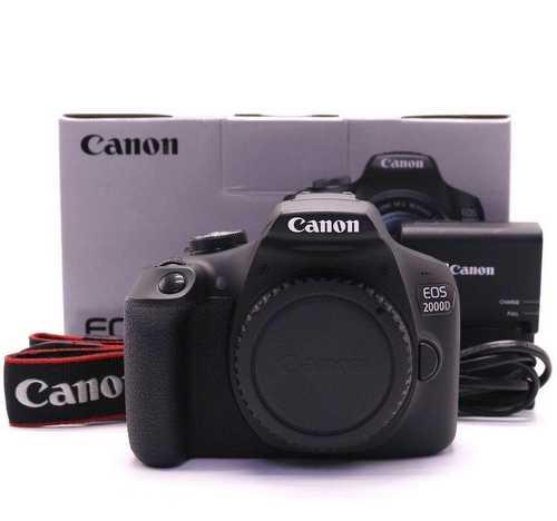 Canon EOS 2000D body в упаковке (пробег 30965 кадров)