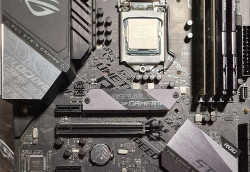 Intel core i9 9900 +Asus strix z390e gaming +48gb