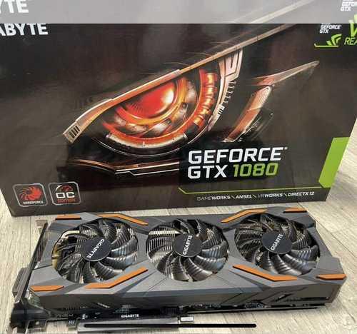 Видеокарта gigabyte GTX 1080 windforce OC 8GB