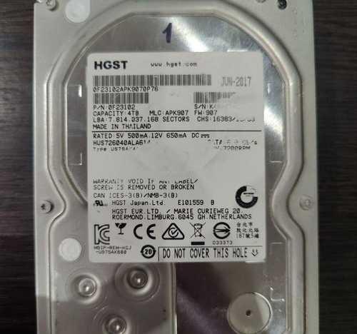 HDD hgst 4TB HUS726040ALA614