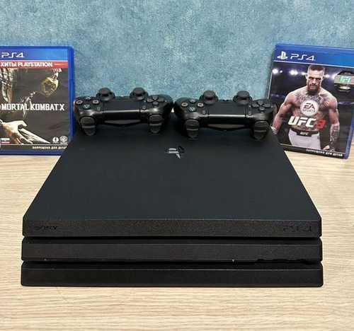 Sony playstation 4 PS4 pro 1tb с играми