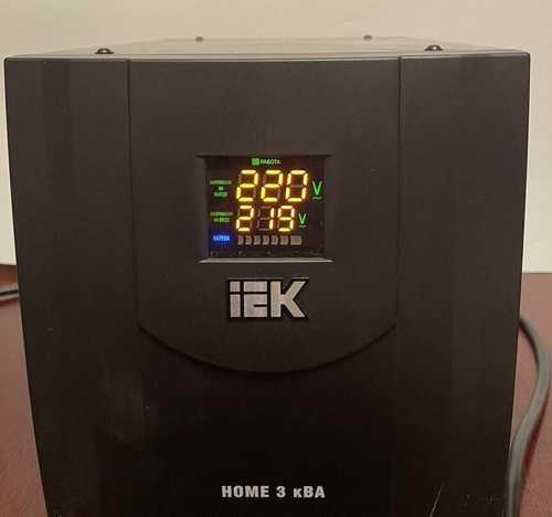 Стабилизатор напряжения iek home 3 ква