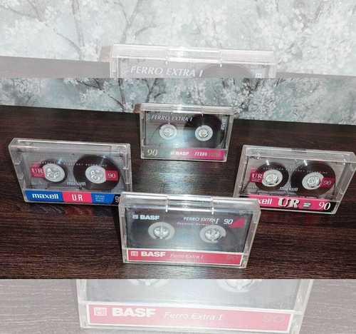 Аудиокассета BASF ferro extra I 90,maxell UR90