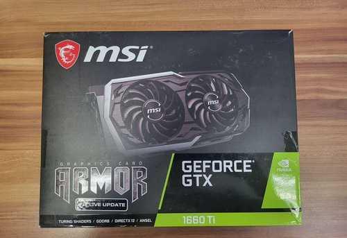 Видеокарта Msi GTX 1660ti Armor