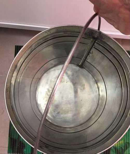 Ведро из нержавейки ручная работа