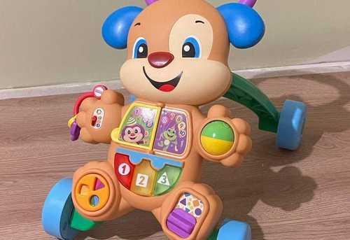 Каталка-ходунки толокар fisher-price собака