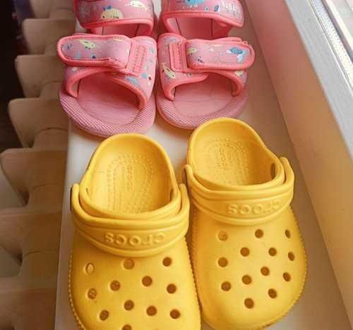 Crocs сабо c7, сандалии nabaji