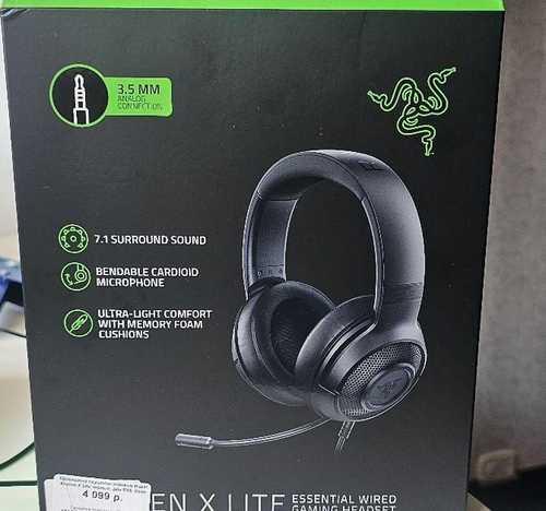 Игровые наушники razer kraken x lite