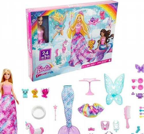 Адвент календарь Barbie Dreamtopia Fairytale HGM66