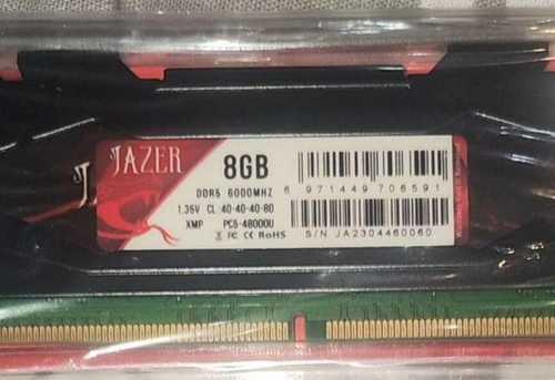 Оперативная память jazer ddr5 8gb 6000