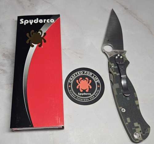 Нож складной spyderco Paramilitary 2 C81gpcmo2