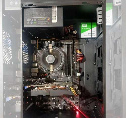 Игровой пк, gtx 1060 6gb, RAM 16 гб, pentium 4650