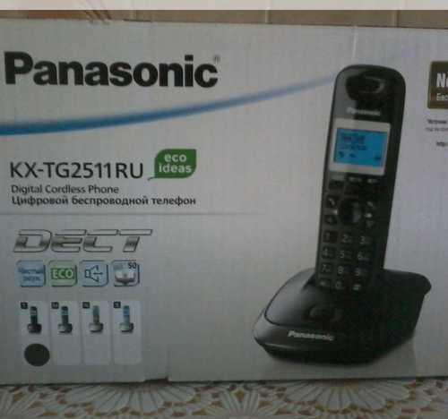 Стационарный телефон Panasonic новый