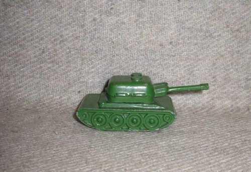 Игрушка СССР Военная техника Танк из набора клеймо