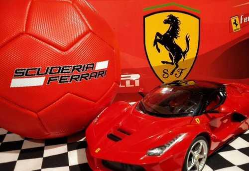 Футбольный мяч красного цвета Ferrari RED 5 размер