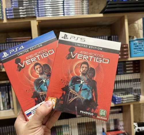 Диск alfred hitchcock vertigo ps4 / ps5 новый