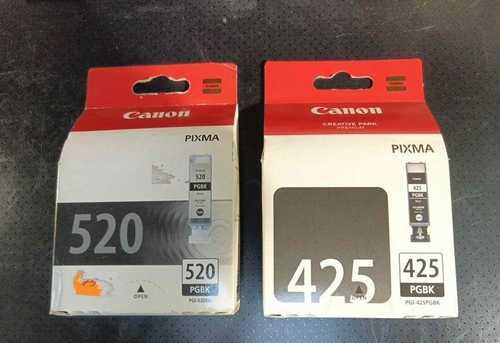Картридж новый оригинал Canon PGI-520Bk, PGI-425BK