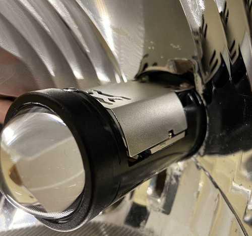 Линзы LED h4 без разбора фар Октавия Тур