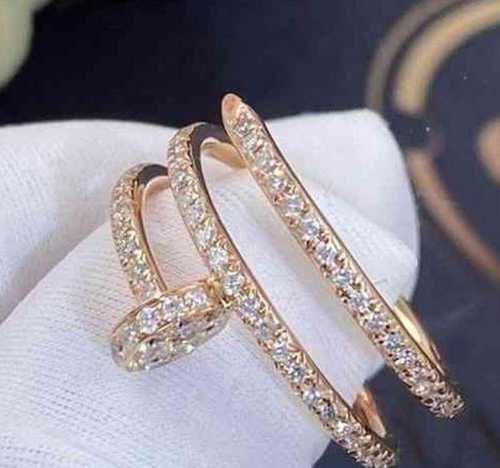 Кольцо Cartier Juste un Clou, бриллианты 0,5ct